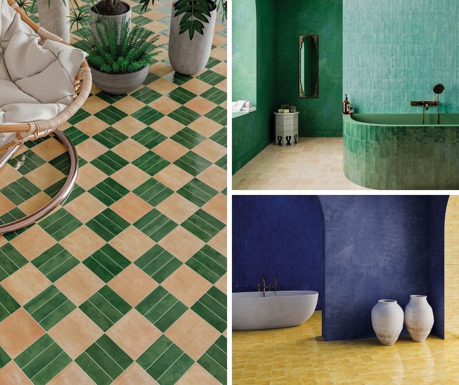 Blue Beach Plain Collage Facebook Post