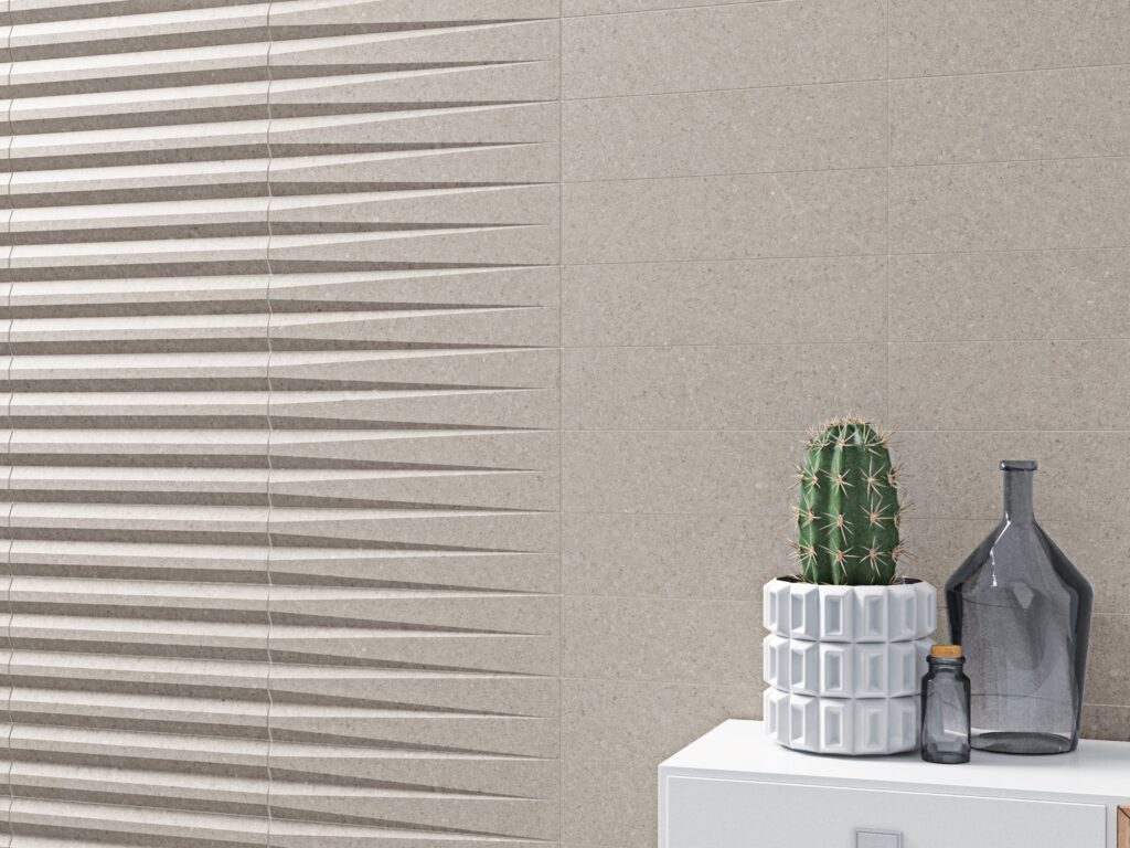 STRIPES GREIGE STONE + TRANSITION + LISO GREIGE STONE